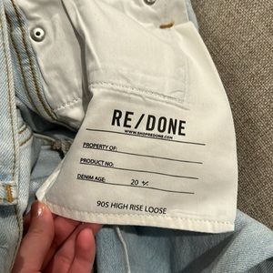 Re/Done | Jeans | Nwt Redone 9s High Rise Loose Size 26 | Poshmark